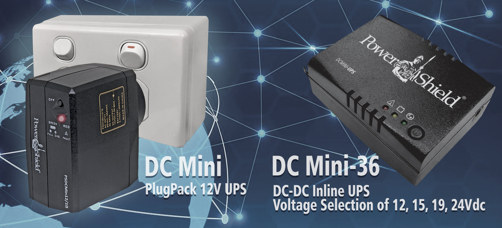 DC Mini UPS Series - Power Shield Power Protection Solutions